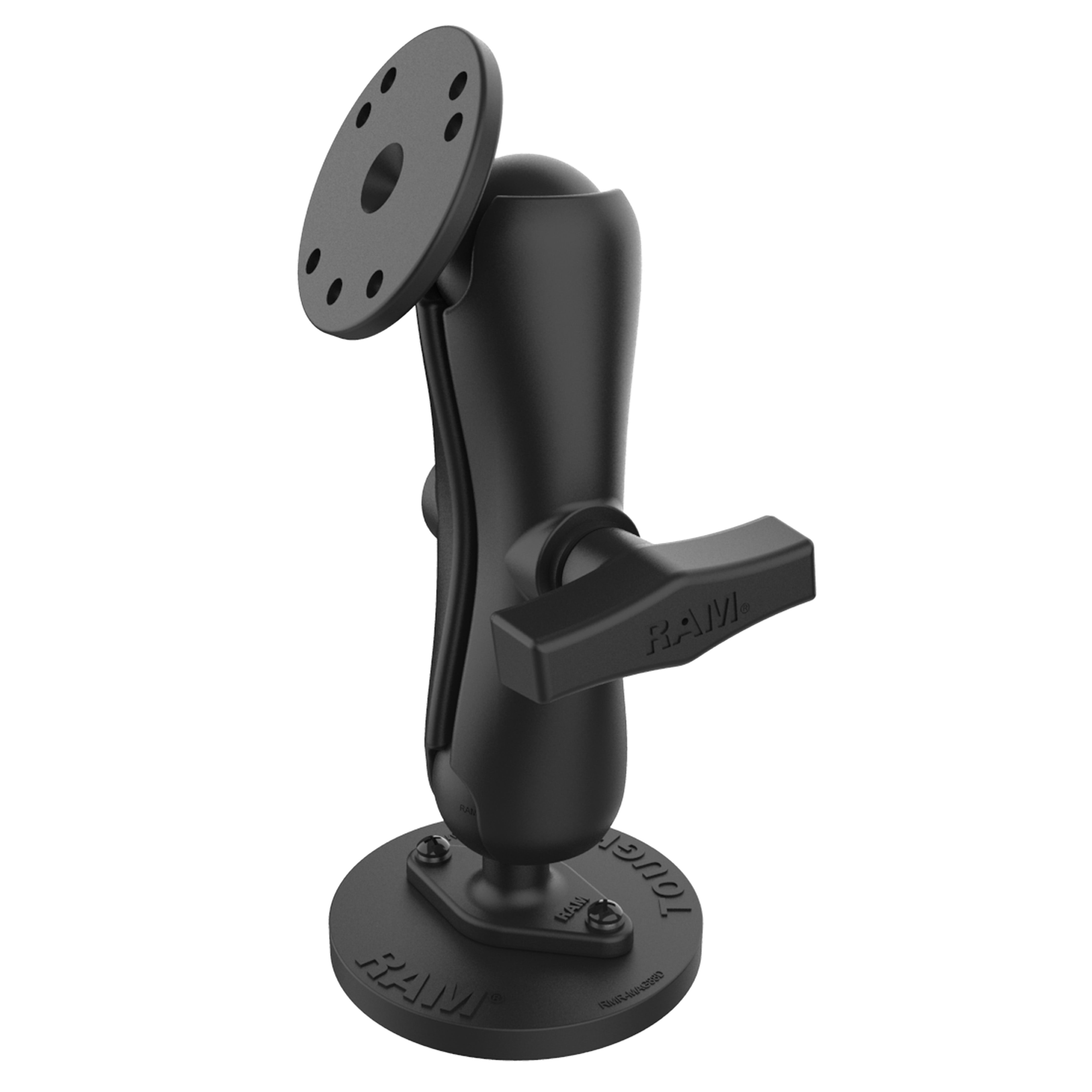 RAM® Tough-Mag™ Heavy Duty Magnetic Mount with Round Plate - Medium ...