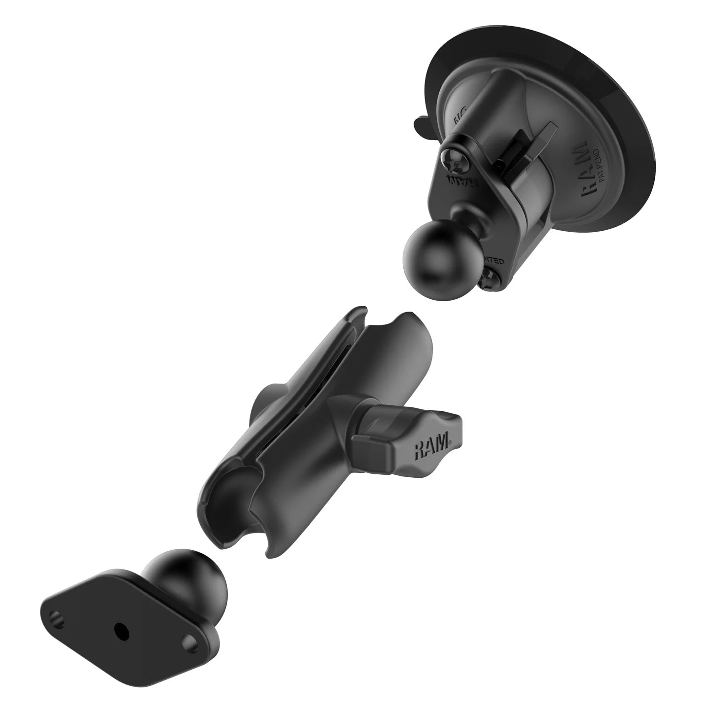 RAM-B-166U - RAM Suction Cup Twist Lock Base | Strike