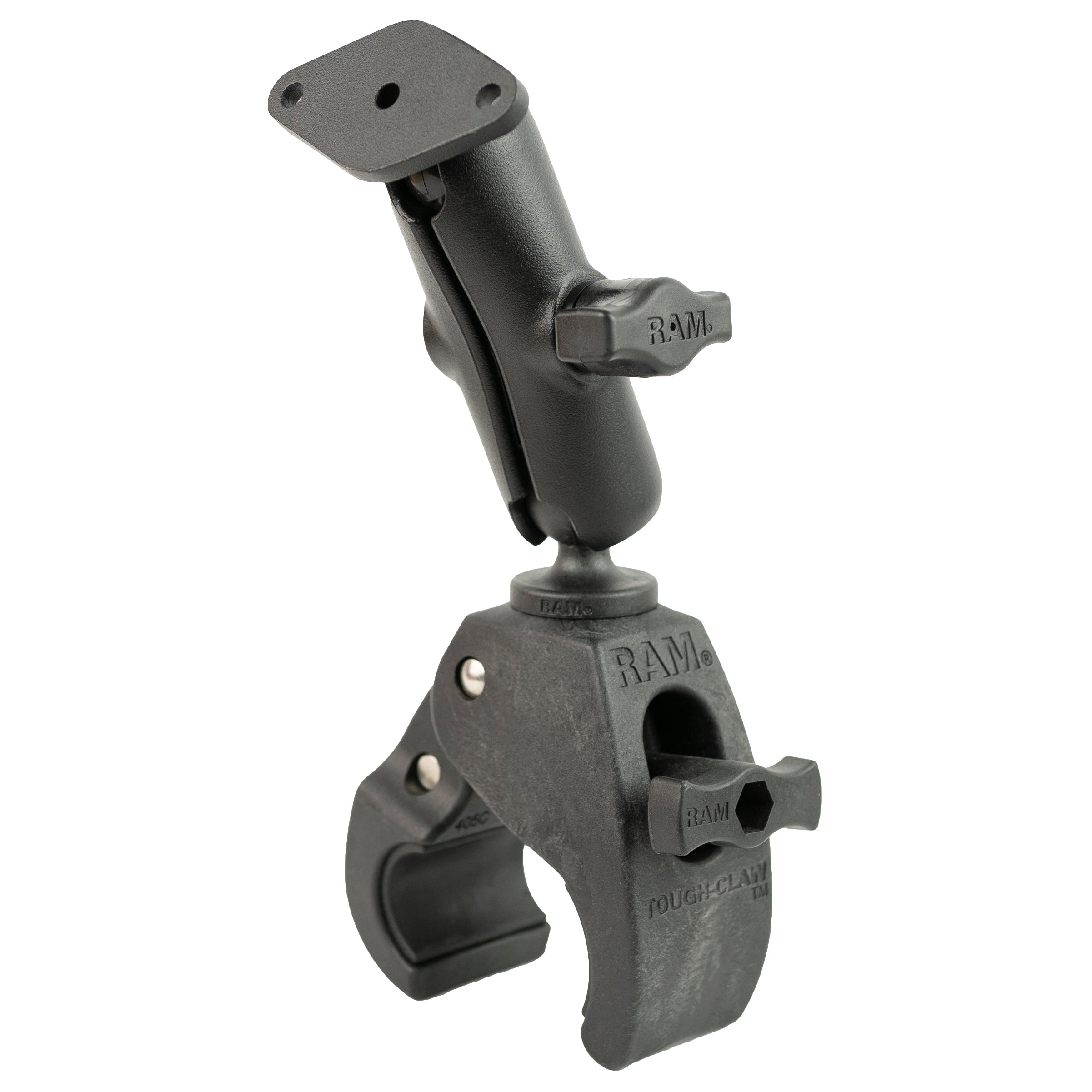 RAM® Tough-Claw™ Medium Clamp Mount with Diamond Plate | Strike