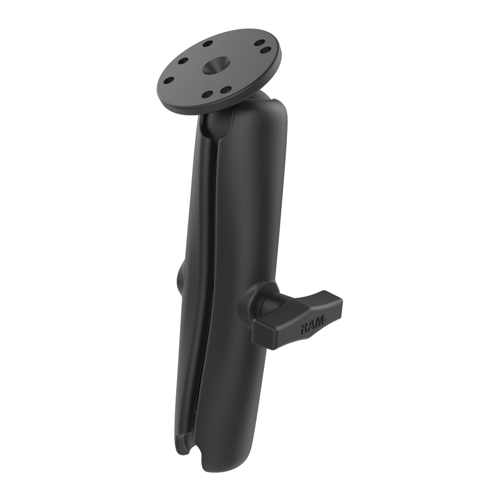 RAM® Double Socket Arm with Round Ball Plate - C Size Long (RAM-103U-D ...