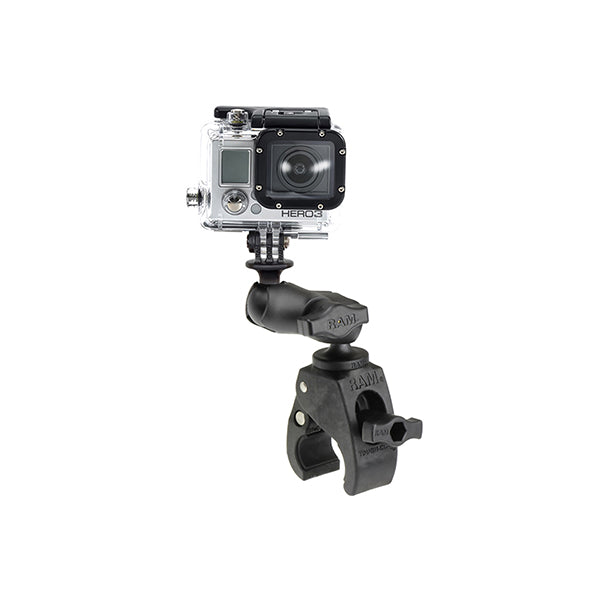 RAM Tough-Claw Small Clamp Mount with Universal Action Camera Adapter ...