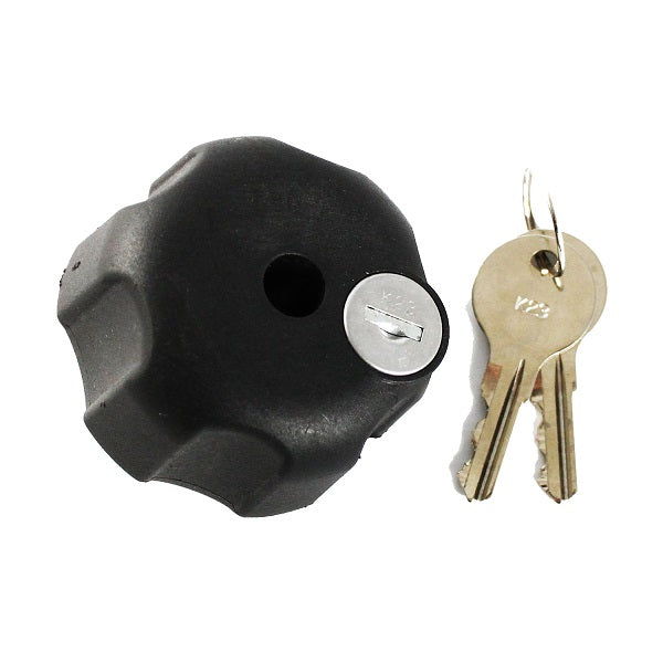 RAM-KNOB6LU Key Lock Knob with Brass Insert for Swing Arms | Strike