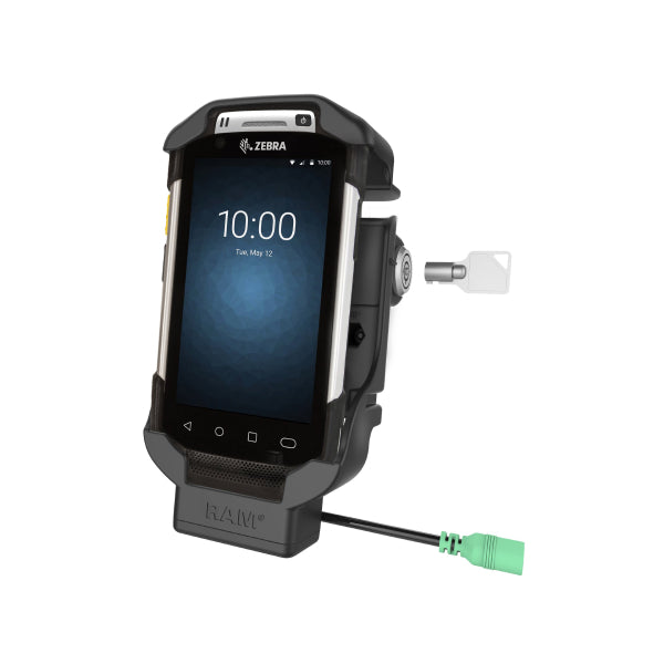 RAM-HOL-ZE7LU | RAM Key-Lock Holder for Zebra TC70, 72, 75 & 77 | Strike